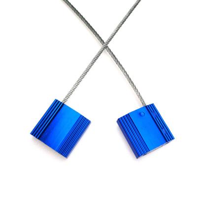 China Aluminiumlegierung Verzinkte Stahldraht Sicherheitskabel Dichtungen für Markierbare Fläche 26*26 mm zu verkaufen