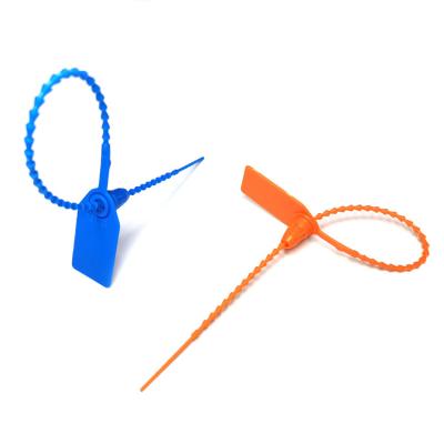China 250*19*15.5 mm Pull Tight Sealing Plastic Bag Seal for Tamper Evident Protection for sale