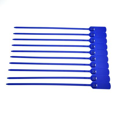 China 400mm Security Logistics Truck Container Plastic Seal with Marking Area L 45 * W 25 mm for sale
