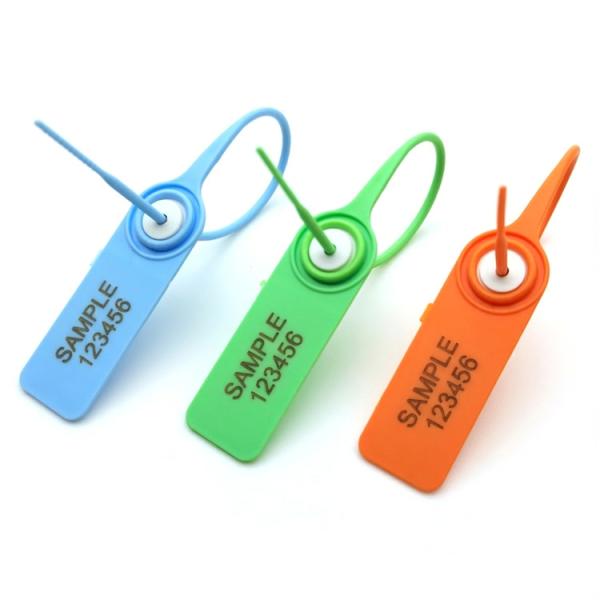 Quality 200mm Length PP and Stainless Steel Tamper Evident Plastic Security Seal with > 100N Tensile Strength for sale