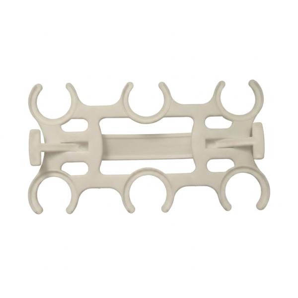 Quality HDPE Plastic 6 Pack Bottle Holder Plastic Milk Bottle Carrier Durable for sale