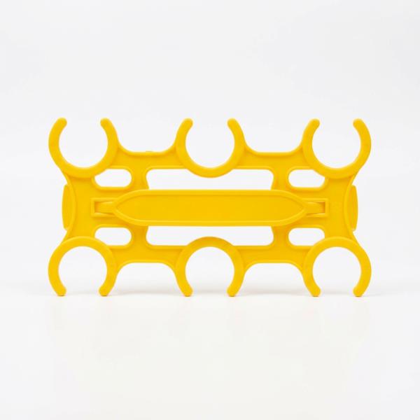 Quality HDPE Plastic 6 Pack Bottle Holder Plastic Milk Bottle Carrier Durable for sale