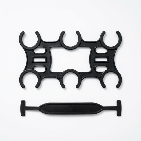 Quality HDPE Plastic 6 Pack Bottle Holder Plastic Milk Bottle Carrier Durable for sale