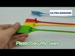 us-ps335w plastic security seal with 275n tensile strength, 40*26mm marking area and laser print