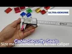 1.8mm cable diameter mini cable lock with 2.79 kn tensile strength and pull tight locking mechanism