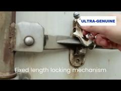 150*9mm tin plated iron metal strap seals for truck trailer security