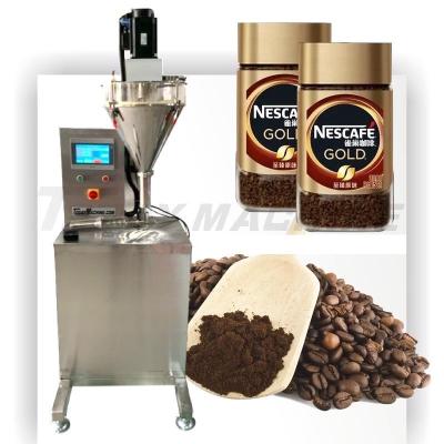 China Semi Automatic Auger Filler Coffee Chili Small Protein Dry Milk Spice Powder Filling Machine for sale