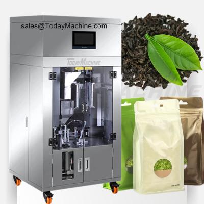 China Automatic Black Tea Oolong Tea Premade Bag Vacuum Gusset Bag Packing Machine for sale