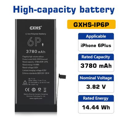 China High-Capacity 3046 mAh iPhone Battery with 500 Recharge Cycles and OEM Compatibility For iPhone 6Plus for sale