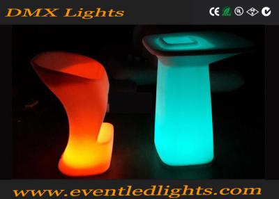 Cina Tavole della barra illuminate materiale del PE, tavolino da salotto della mobilia del salotto con le luci principali in vendita