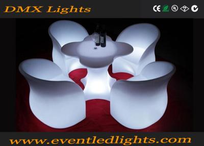 China Lighting multi colors Led Light Chair , rechargeable bar chair with light for sale