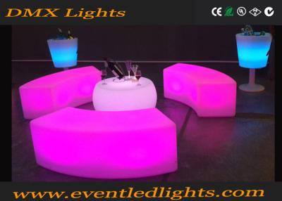China Modern life Led Light Chair , Lithium battery glow led bar table eco friendly for sale