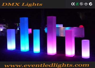 Cina colonne di colore di illuminazione decorativa di eventi di nozze multi in vendita