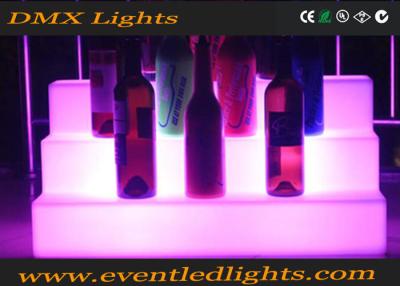 China Colorful Led Lighting Furniture Wine Drinks Bottle Shelf SMD 5050 for sale