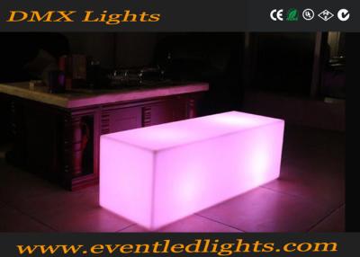 China Outdoor Event glow furniture LED bench chair / stools Waterproof for sale
