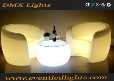 China Automatically Changing Illuminated LED Light Chair With IR Remote , 1 Year Warranty for sale