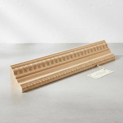 China Residential Decorative Woodwork Moulding 8 Feet Length Designed for Interior Wood Trim and Stylish Architectural Details for sale