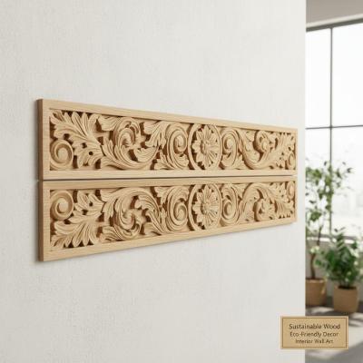 China Environmentalfriendly Decorative Wood Frieze Made From Sustainable Wood Sources Ideal for Interior Wall Decoration and Architectural Enhancement for sale