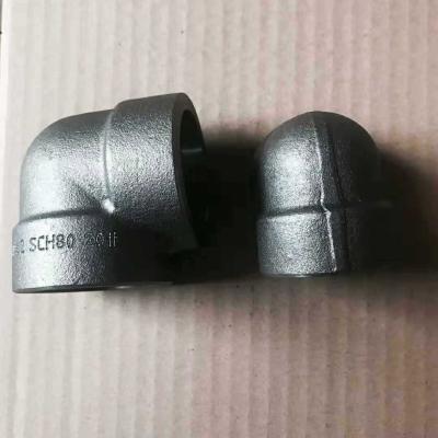 China 90 Graad Gesmede Montageelleboog 1/2 Duim Npt A182 F11 van de Staalpijp Te koop