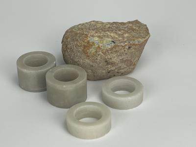 Cina Pietra di olio rotonda per l'affinazione del bordo Dispositivo di affilatura della pietra lucidatura della pietra lappazione della pietra coltello affilatura del bordo in vendita