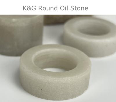 China Round oil stone, Sharpening stone, Polishing stone, Lapping stone for Knife edge honing for sale