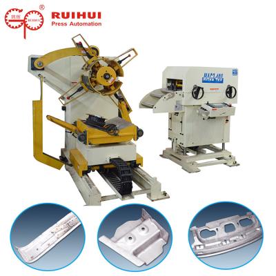 China van het de Rolstaal van 3in1 Nc Automatische de Gelijkrichtersvoeder van Decoiler voor de Materialen van het Plaatmetaal Te koop