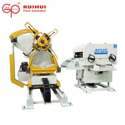 China 3 em 1 máquina pneumática de Uncoiler do Straightener do alimentador da bobina da imprensa do Nc à venda