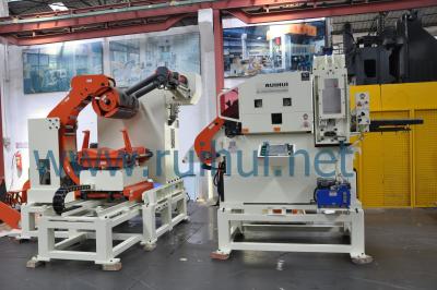 China Stamping Automatic Coil Feeder Straightener Machine Air Feeder Quick Joint Features for sale