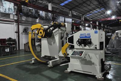 China 3 - In - 1 Nc Servo Roll Feeder Wire Straightening Machine Hydrauilc Mandrel Expansion for sale
