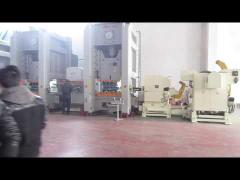 O rolo da eficiência elevada que nivela a máquina/que carimba processando a produção fechou o alimentador de vibração
