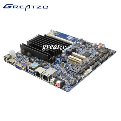 China Noiseless Dual LAN Motherboard With WIFI , INTEL Bay Trail Motherboard Fanless for sale