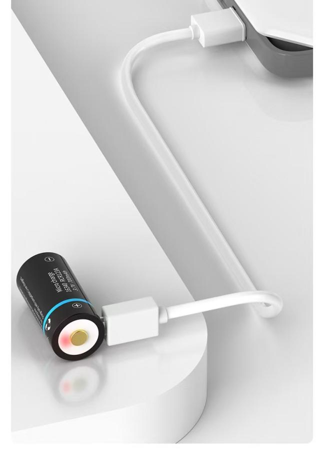 Close-up view of battery charging port