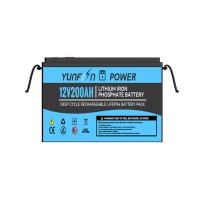 China 12V 200Ah LiFePO4 Battery Pack with IP55 Protection and -20℃ to 60℃ Operating Range for sale
