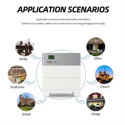 China 51.2V 10KWH 15KWH Residential Lifepo4 Battery Stacked Lithium Battery Pack 300Ah 400Ah for sale