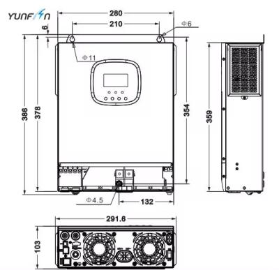 Cina SYP 5K-U 5kw MPPT inverter solare fuori rete singola fase tre fase in vendita