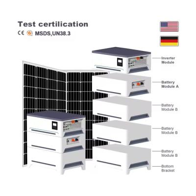 China 5 Jahre Garantie 51.2V 100Ah Solarenergie Speichersystem mit integriertem Wechselrichter für Solaranlagen zu verkaufen