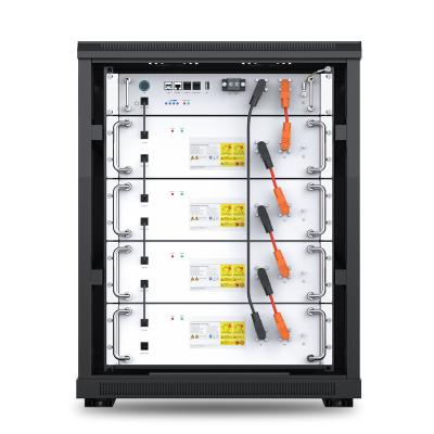 China Rack Mounted Lithium Battery 102.4V 306V High Volt Lithium ion battery Cabinet 6000 Times  25℃ for sale