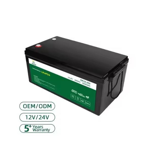 12V 200ah lifepo4 배터리 Deep Cycle RV 배터리 재충전 가능한 리온