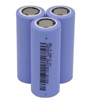 China LFP Cylindrical Battery Cell 26650PFS 3.2V 3000mAh UPS Electric Tools High Rate Battery cell for sale