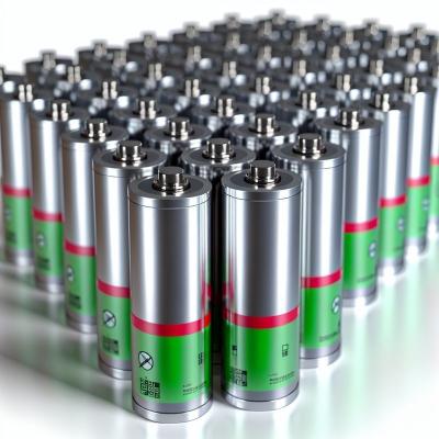 China Outlasting Traditional Batteries Cylindrical Battery Cells with Max Continuous Discharge 2C and End-of-charge Voltage 3.6V for sale