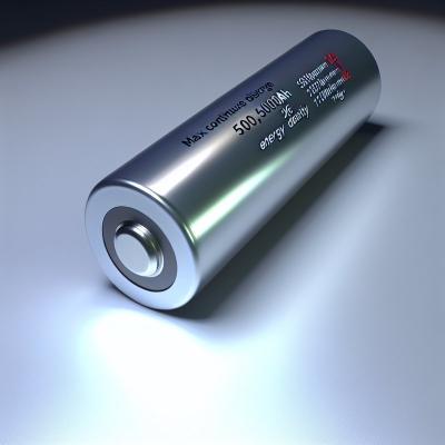China Max Continuous Discharge of 2C Cylindrical Battery Cells with Typical Capacity of 5000mAh and Energy Density of 165Wh/kg for sale
