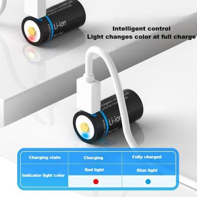 Cina Micro USB Batteria ricaricabile agli ioni di litio 3.6V 700mAh 16340 Batteria agli ioni di litio Cella di allarme Torcia in vendita