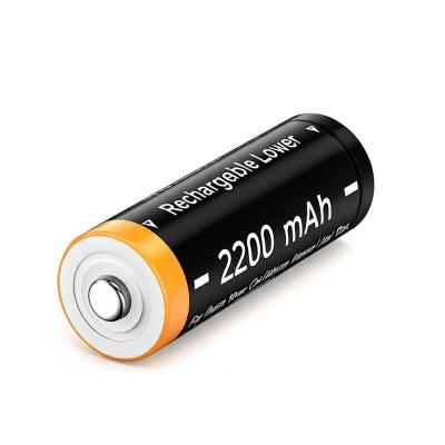 China USB AA Li-ion Battery 2200mAh 1.5V Rechargeable Lithium Power Cell For Alarm Smart Lock Mouse Keyboard And Toys for sale