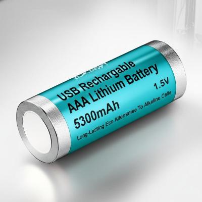 China Bulk Supply USB Rechargeable AAA Lithium Battery URA1022-R 1.5V 530mAh Long-Lasting Eco Alternative To Alkaline Cells for sale