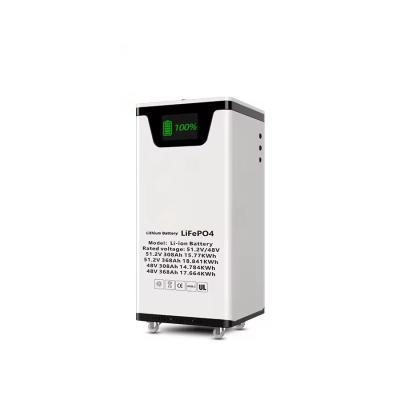 China 51.2V 300Ah Floor Mounted LiFePO4 Battery15.36kWh Solar Storage With LCD Display Smart BMS RS485 CAN IP55 Rated Wholesale And Private Label Solutions for sale