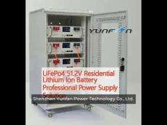 lifepo4 51.2v residential lithium ion battery professional power supply solution