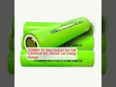 32140NS 3V 10Ah Natrium-ioncel Cylindrische 10C elektrische auto energieopslag
