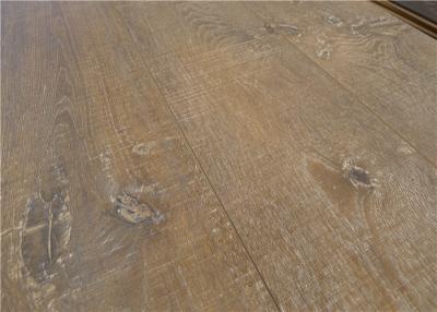 Cina micro V laminato della quercia DIY della smussatura di 12mm che pavimenta EIR di bordo verde di HDF in vendita