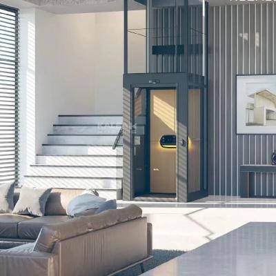 China Indoor Screw Driven Home Lift 500kg Small Elevators For Homes for sale