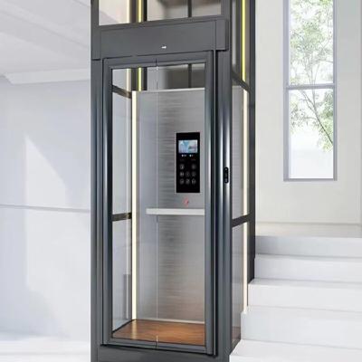 China 14.5m Max Height Hydraulic Home Elevator with 5 Stops and Automatic Doors for sale